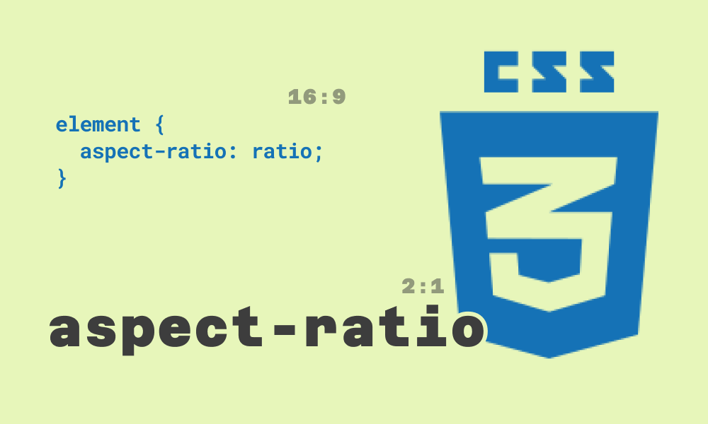 The Aspect Ratio Property In CSS Dillion s Blog
