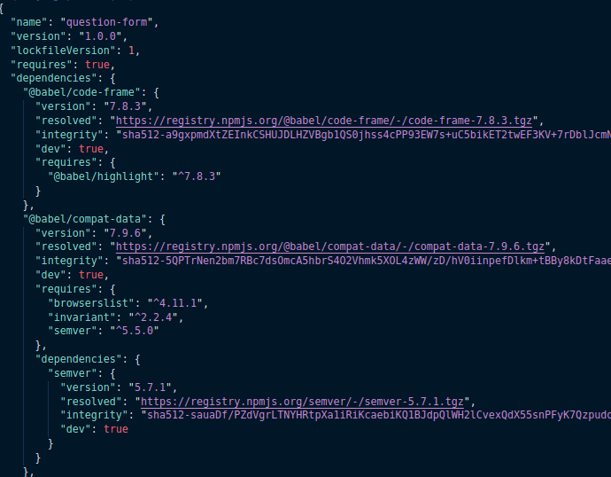 Package json Vs Package lock json Differences Purposes Relevance 