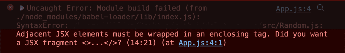 Why must JSX expressions have only ONE parent element? - Dillion's Blog